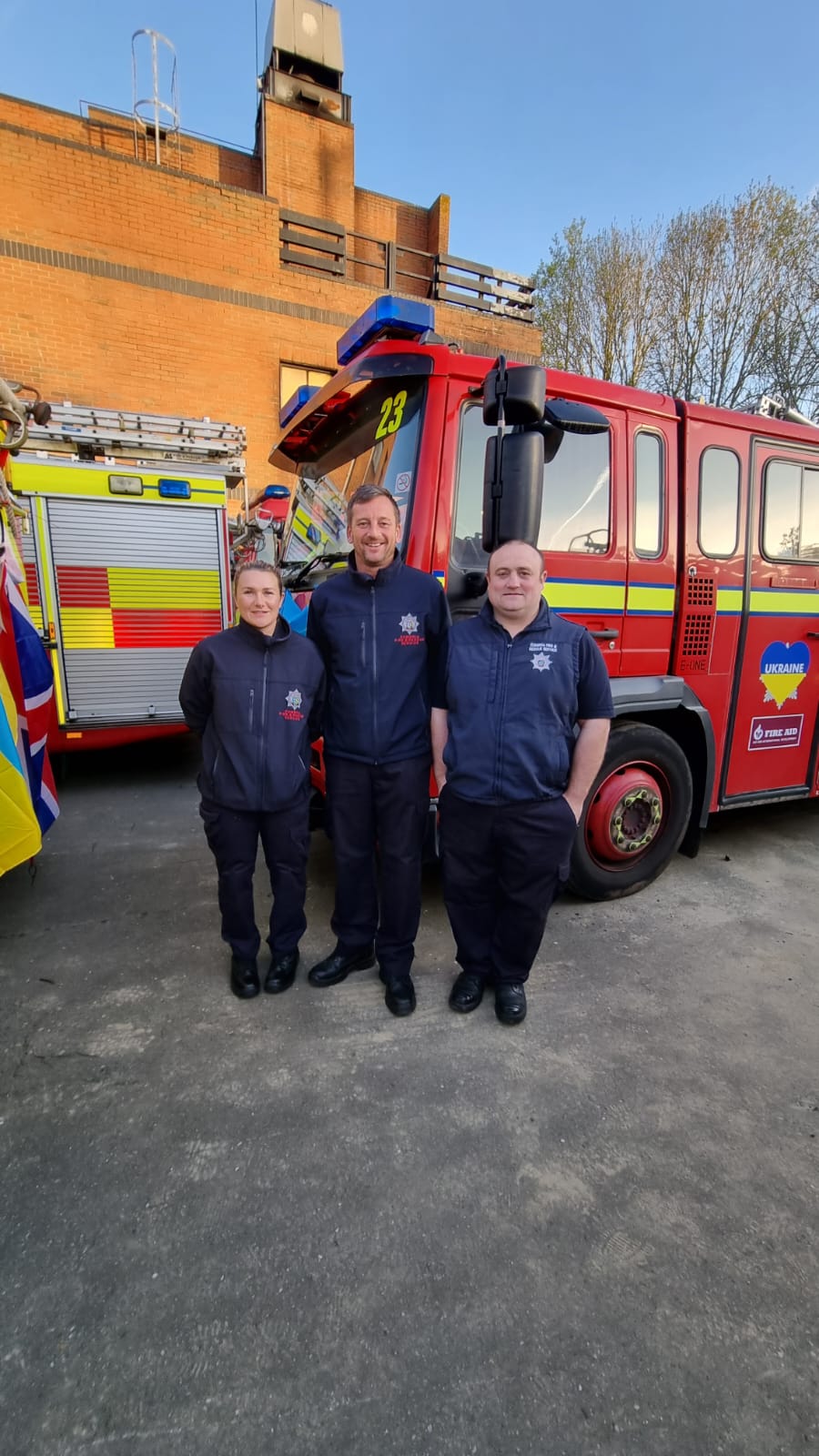 Cumbria donate a fire engine, kit, and equipment to support ...
